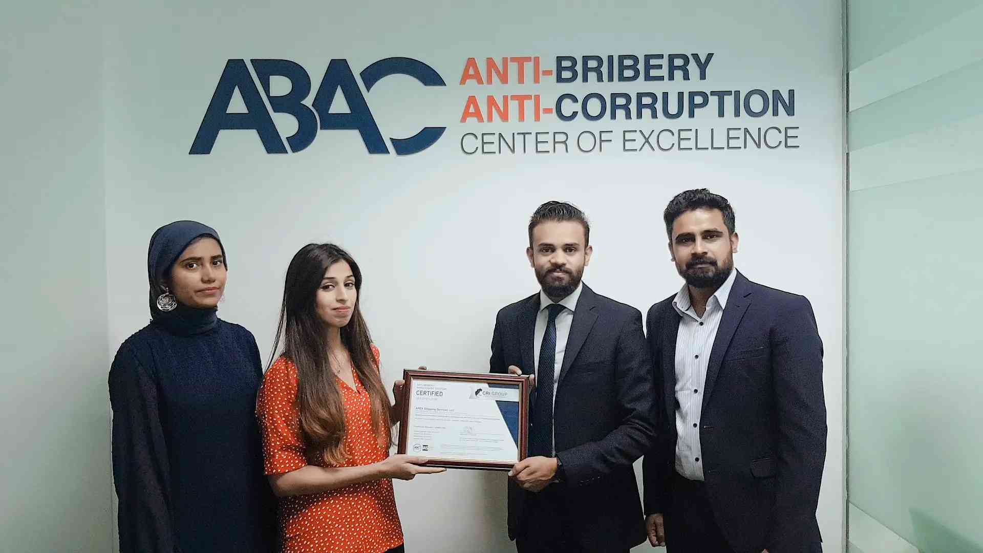 Apex achieves ISO 37001 ABMS Certification through ABAC Group